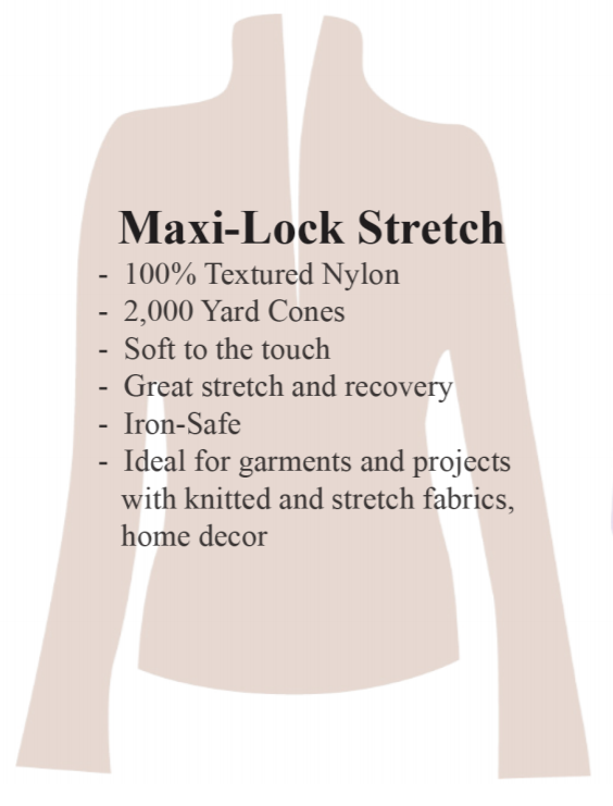 Purple Maxi Lock Stretch Thread – Kwaint Threads