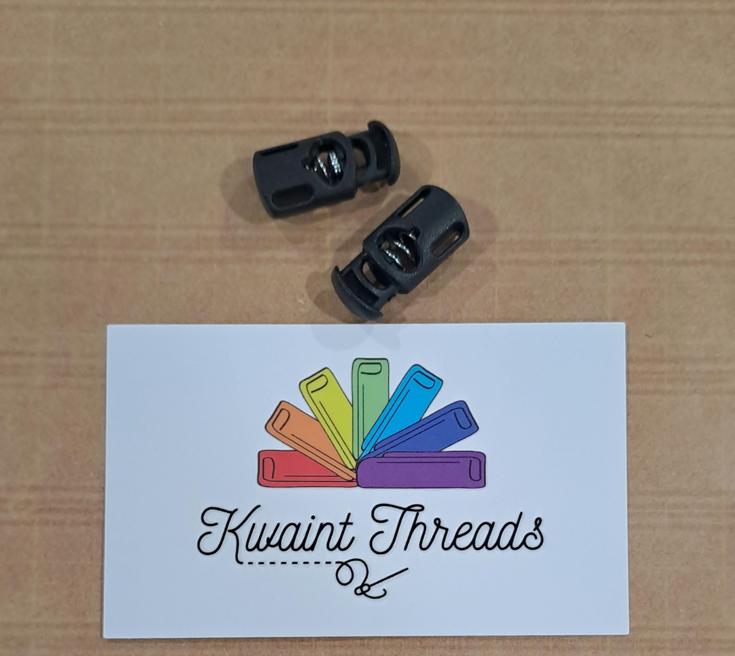 Black Single Cord Hoodie Toggles – Kwaint Threads