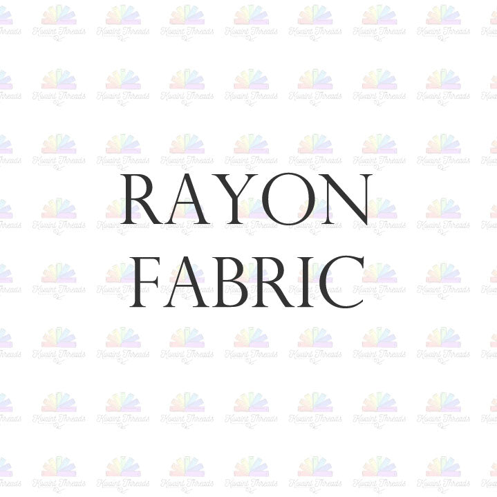 Rayon Fabric – Kwaint Threads